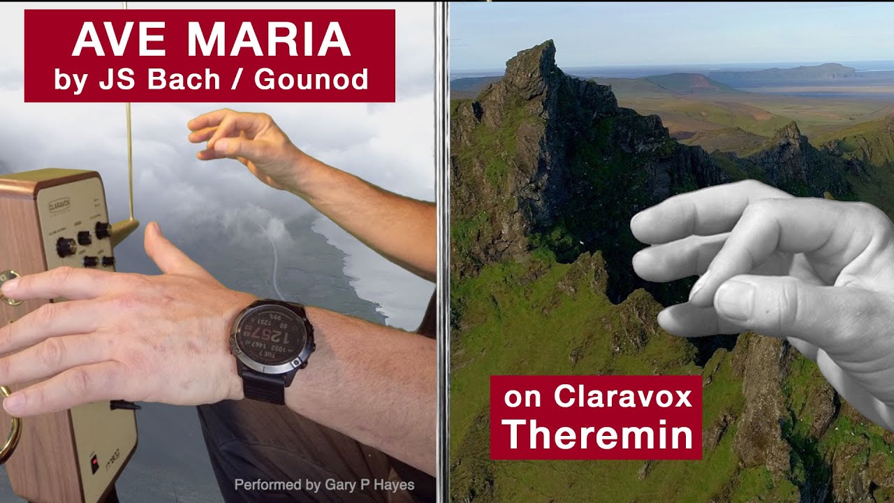 Theremin PRELUDE IN C by J.S. Bach / Gounod Ave Maria. Arr & Performed ...