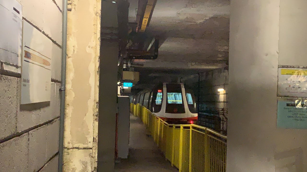 SMRT Trains CCL Alstom Metropolis C830C [858] departing Dhoby Ghaut ( ️ ...