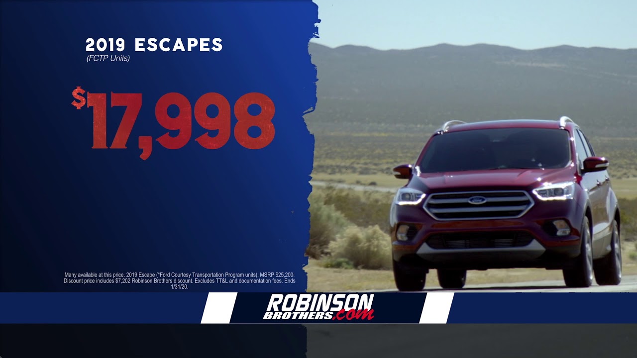 Robinson Brothers Ford - 1st Big Sale SUV - YouTube