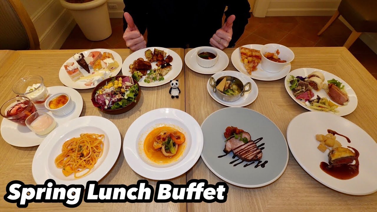 Recommended spring lunch buffet! at Takarazuka Hotel in Hyogo, Japan ...