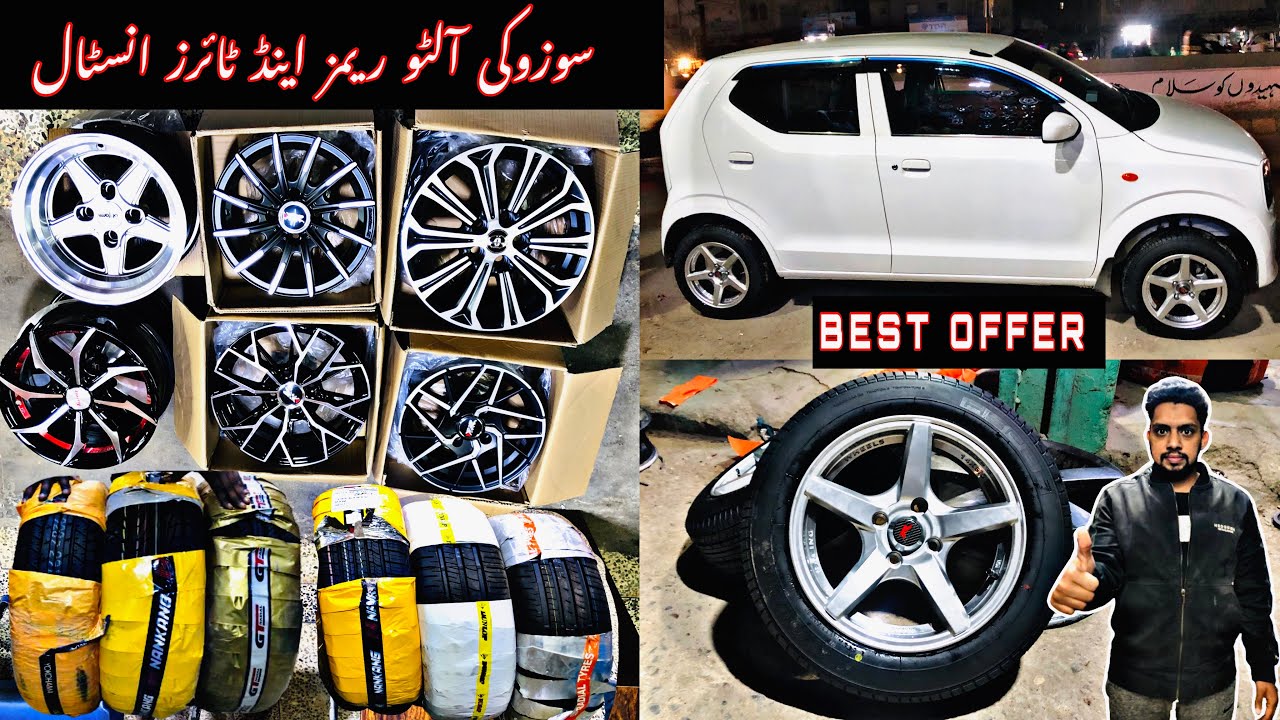 SUZUKI ALTO UPGRADE NEW ALLOY WHEELS & YOKOHAMA TYRES 165/65R14 LATEST ...