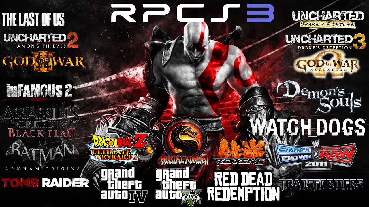 RPCS3(Ps3 emulator) 20 Games tested at 4k - RTX 3080 i7 12700k - YouTube
