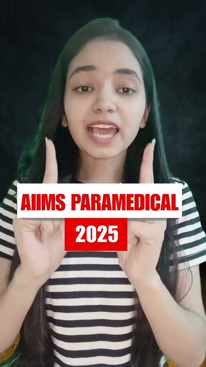 🔥Last 25 Days Strategy for AIIMS Bsc Paramedical 2025 - YouTube