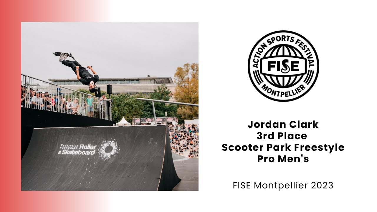 Jordan Clark - Scooter Park Freestyle Pro Men's 3rd Place - YouTube
