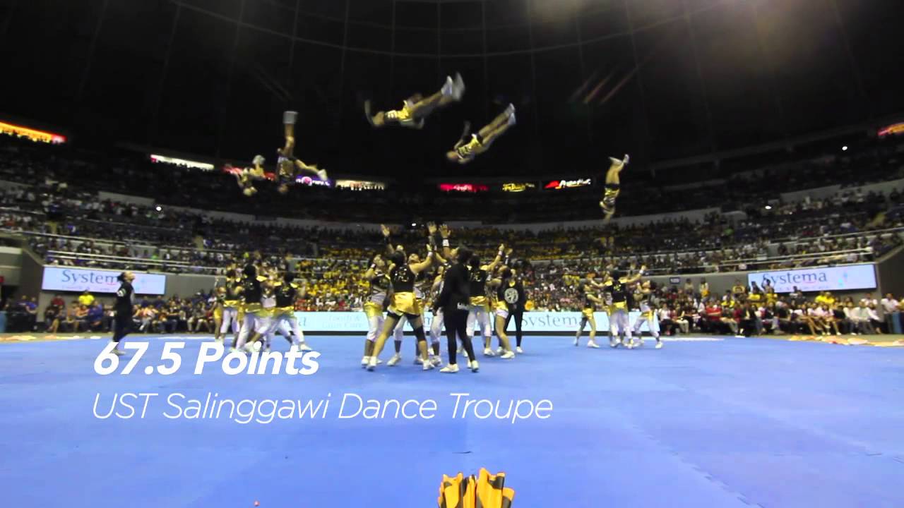 2014 UAAP Cheerdance Competition: Tosses Highlights - YouTube