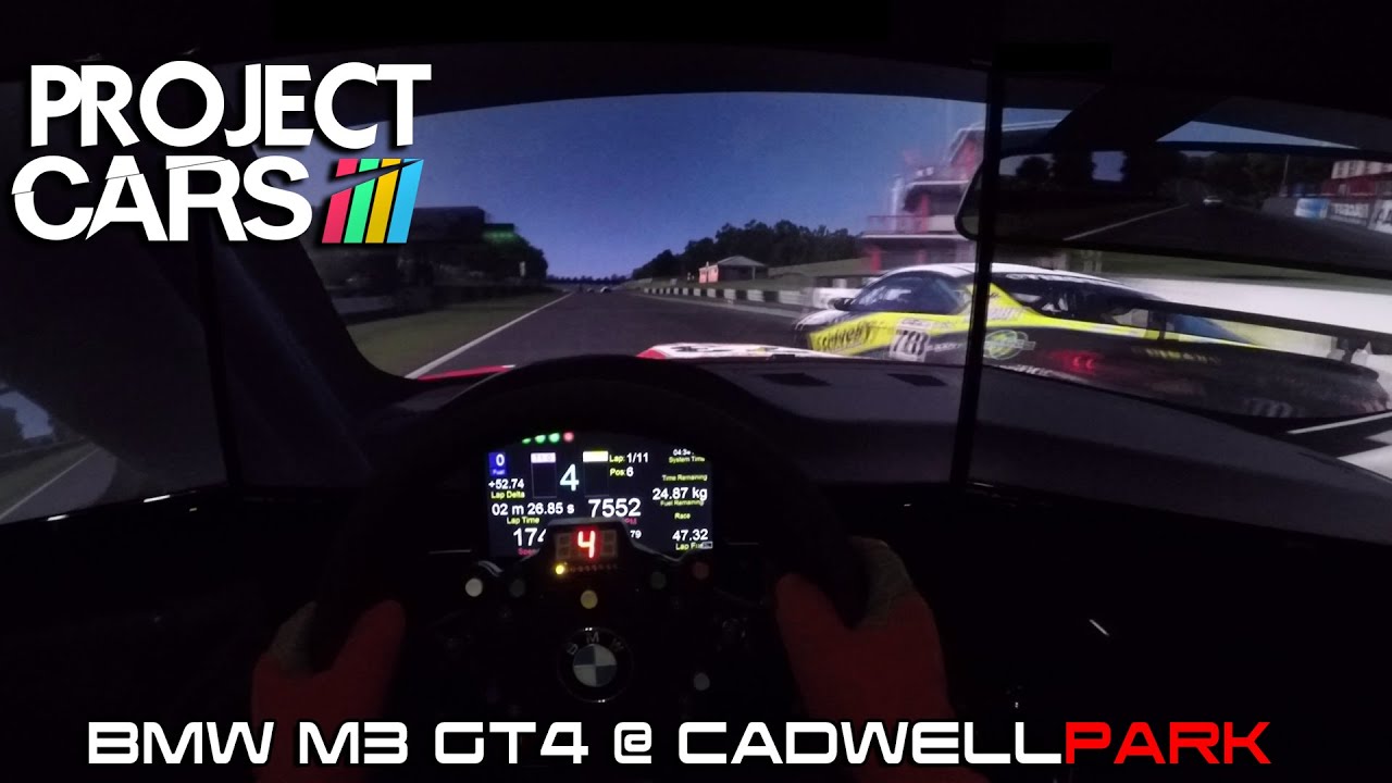 Project CARS Race - BMW M3 GT4 @ CADWELLPARK - YouTube