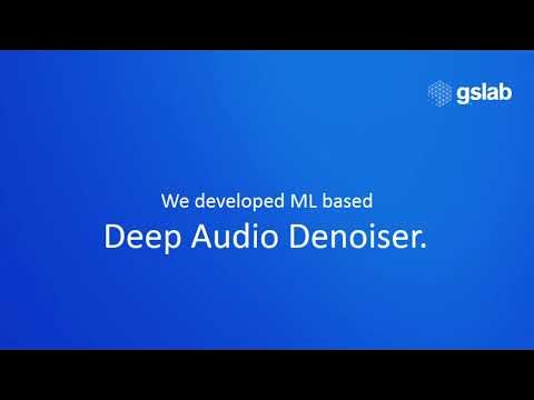 Deep Audio Denoiser - An ML based-real time background noise cancellation technology - YouTube