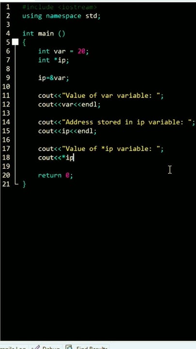 Pointers In C++ | #shorts #shortvideo #short #viral #cpp #code #coding - YouTube