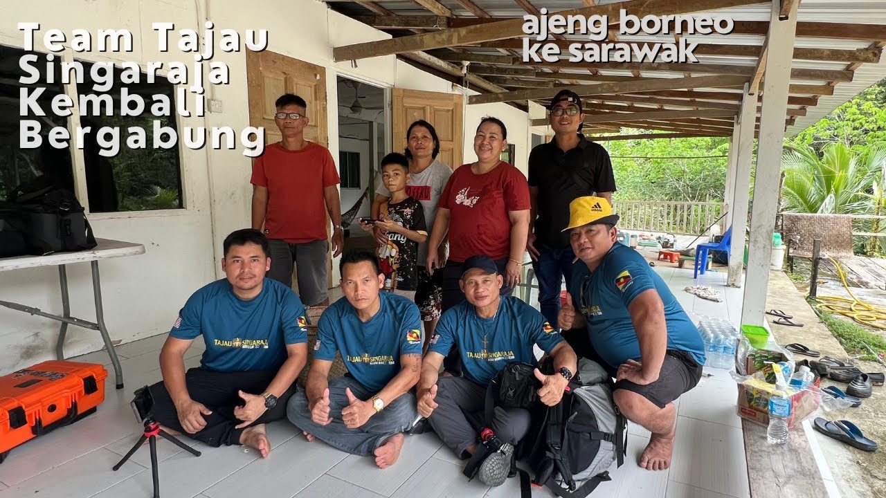 Team Tajau Singaraja Bergabung Pergi ke Rumah Panjang Dennis Lat - YouTube