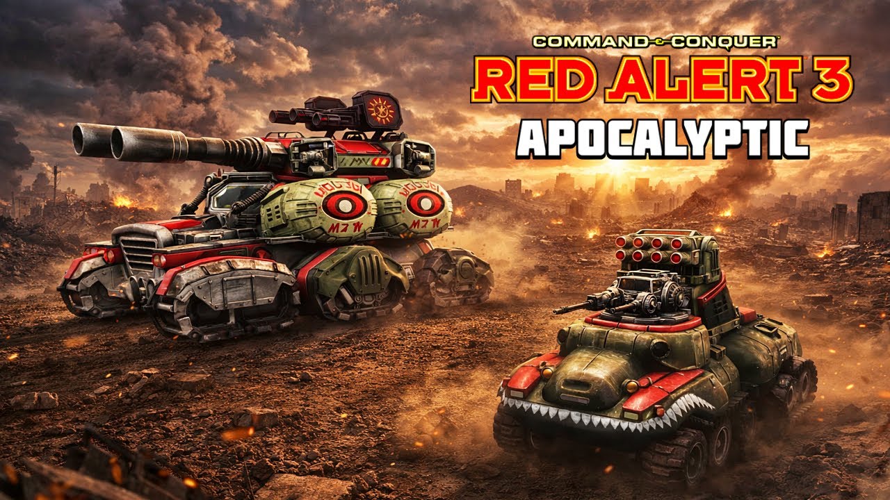 Red Alert 3 | Apocalyptic Tanks Erase Everything in Their Path - YouTube