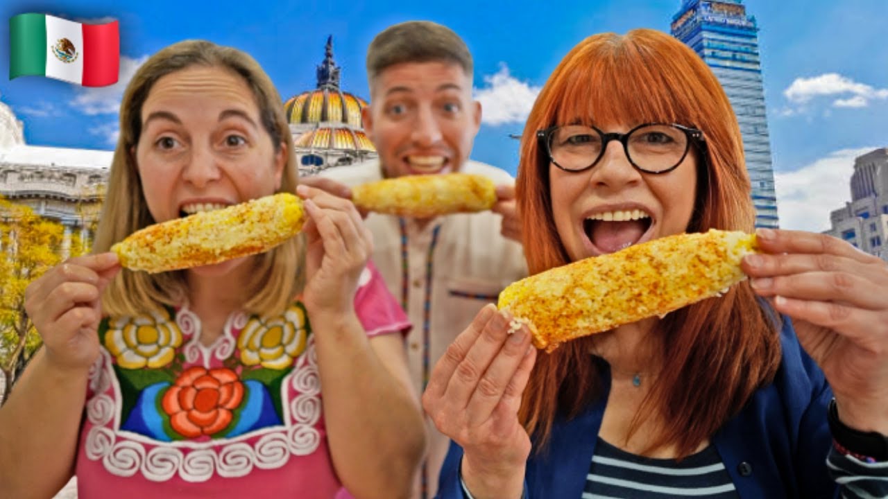 🇪🇸 MI MAMÁ ESPAÑOLA PRUEBA ELOTES MEXICANOS POR PRIMERA VEZ | PROBANDO ...
