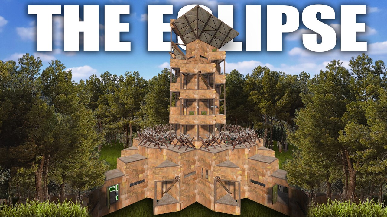 THE ECLIPSE - Best 2x2 Tower Base Base Rust - YouTube