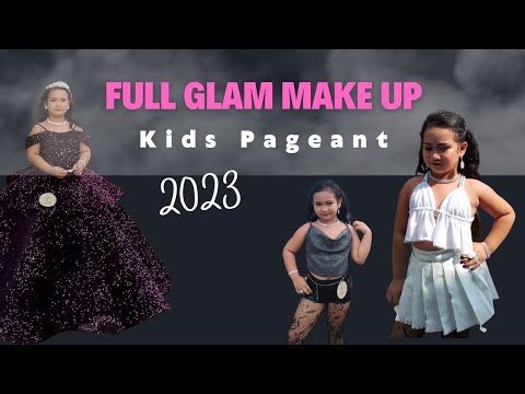 Full Glam make up for Kids Pageantry - YouTube