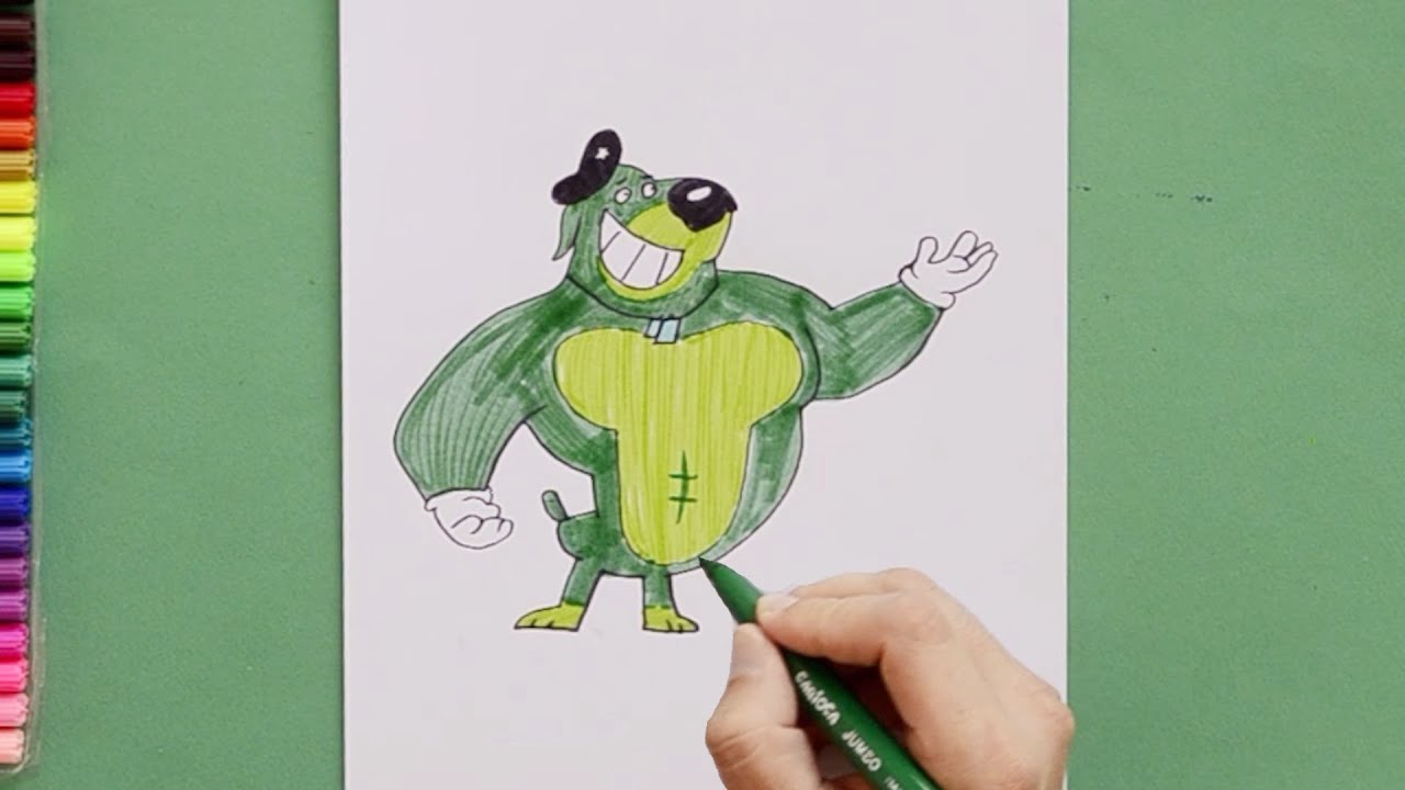 How to draw Colonel - Pakdam Pakdai Characters - YouTube