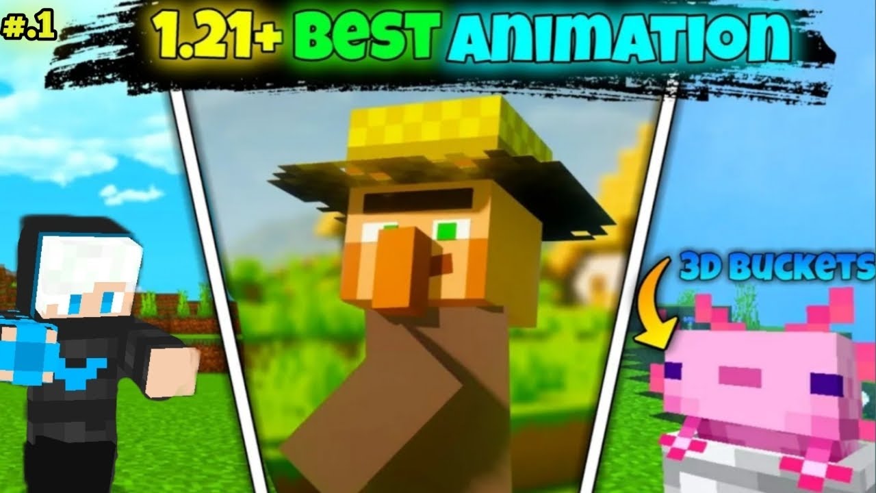 Minecraft animation mod for Mcpe🔥 ( 1.21+) | Animation Mod For ...