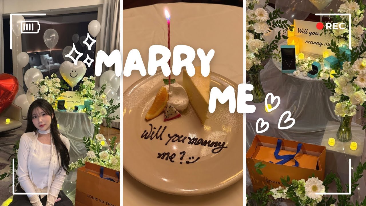 교통사고와 함께 한 프로포즈 저 시그니엘에서 프로포즈 받았어요💍🤍 울프강 스테이크 하우스 Youtube