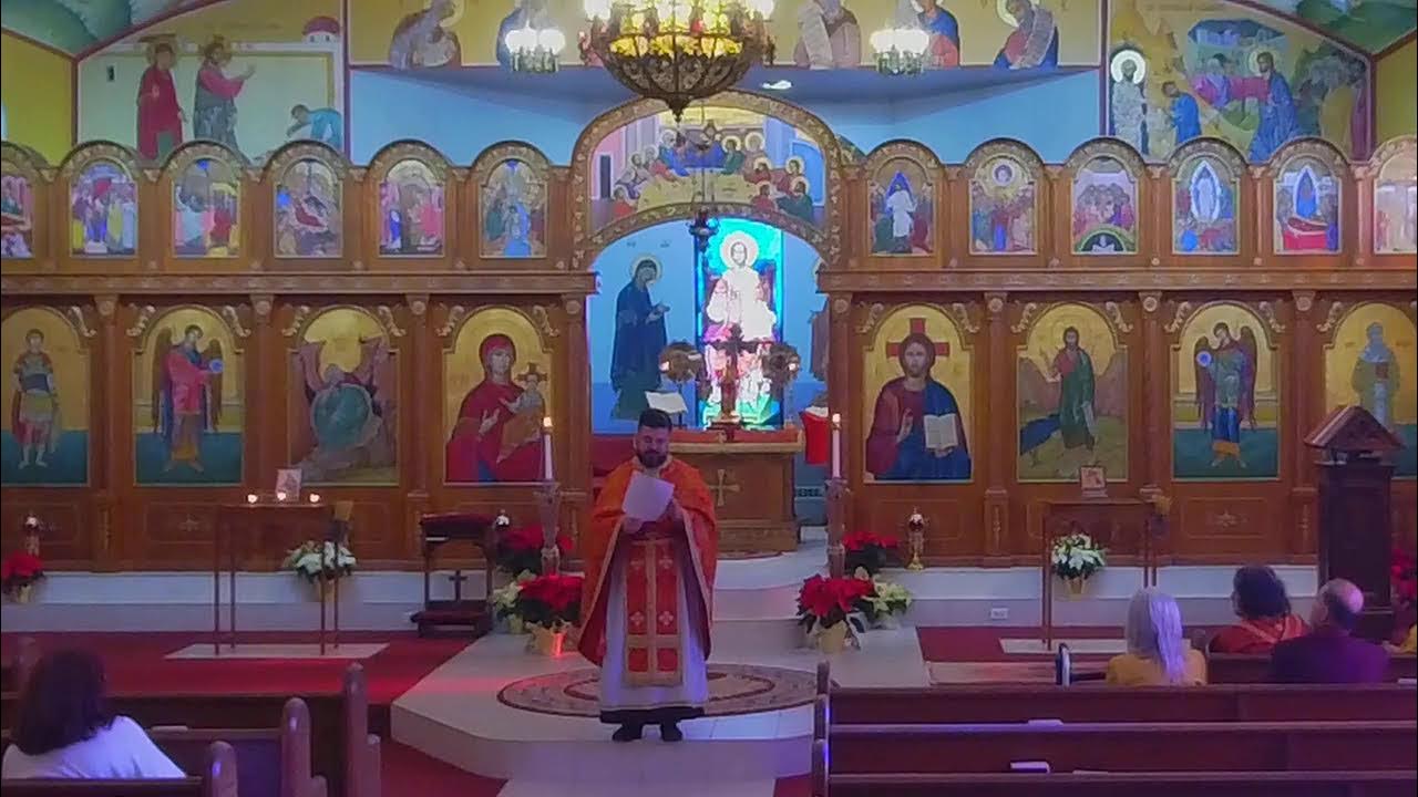Orthros and Divine Liturgy December 22, 2024 - YouTube