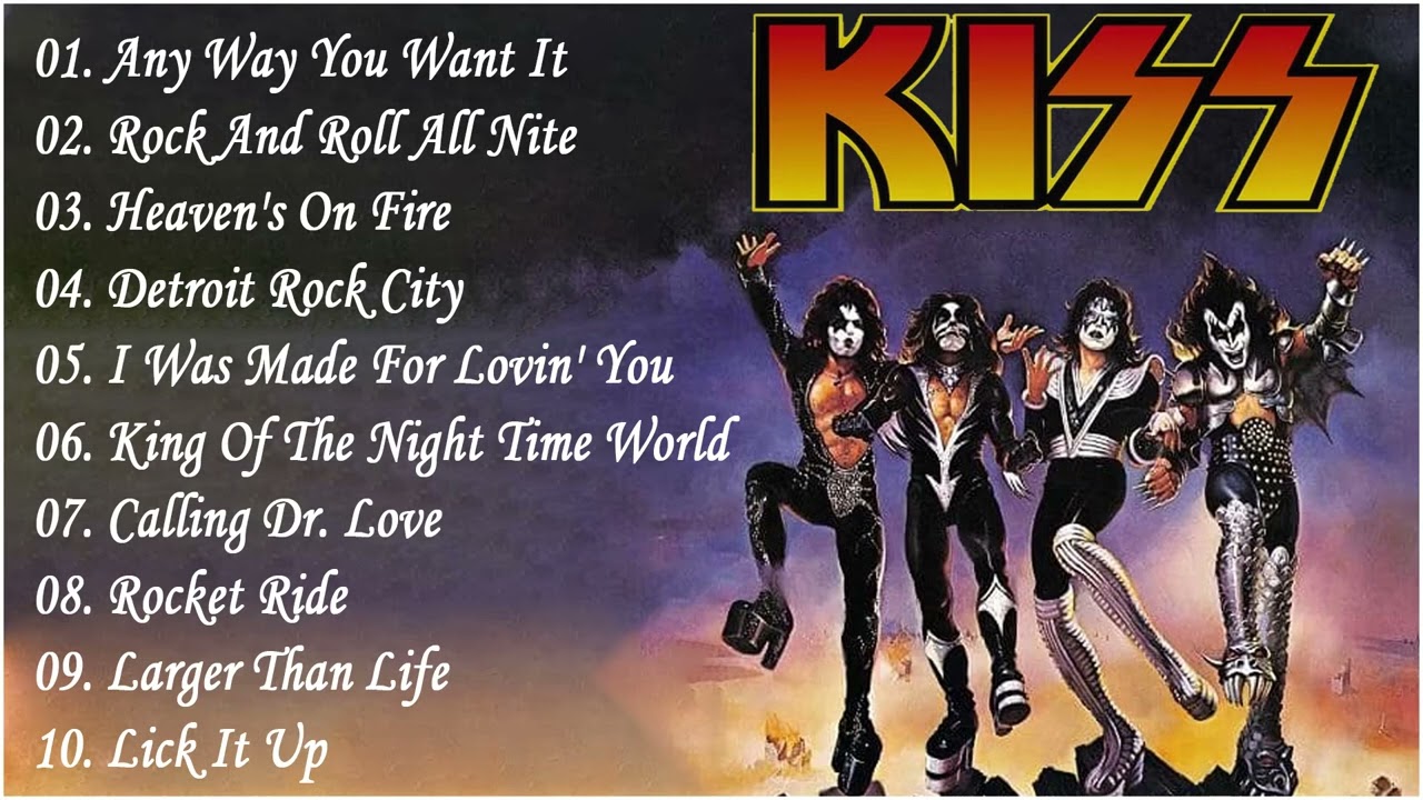Kiss Greatest Hits Full Album 2022 - Best Of Kiss Playlist 2022 - YouTube