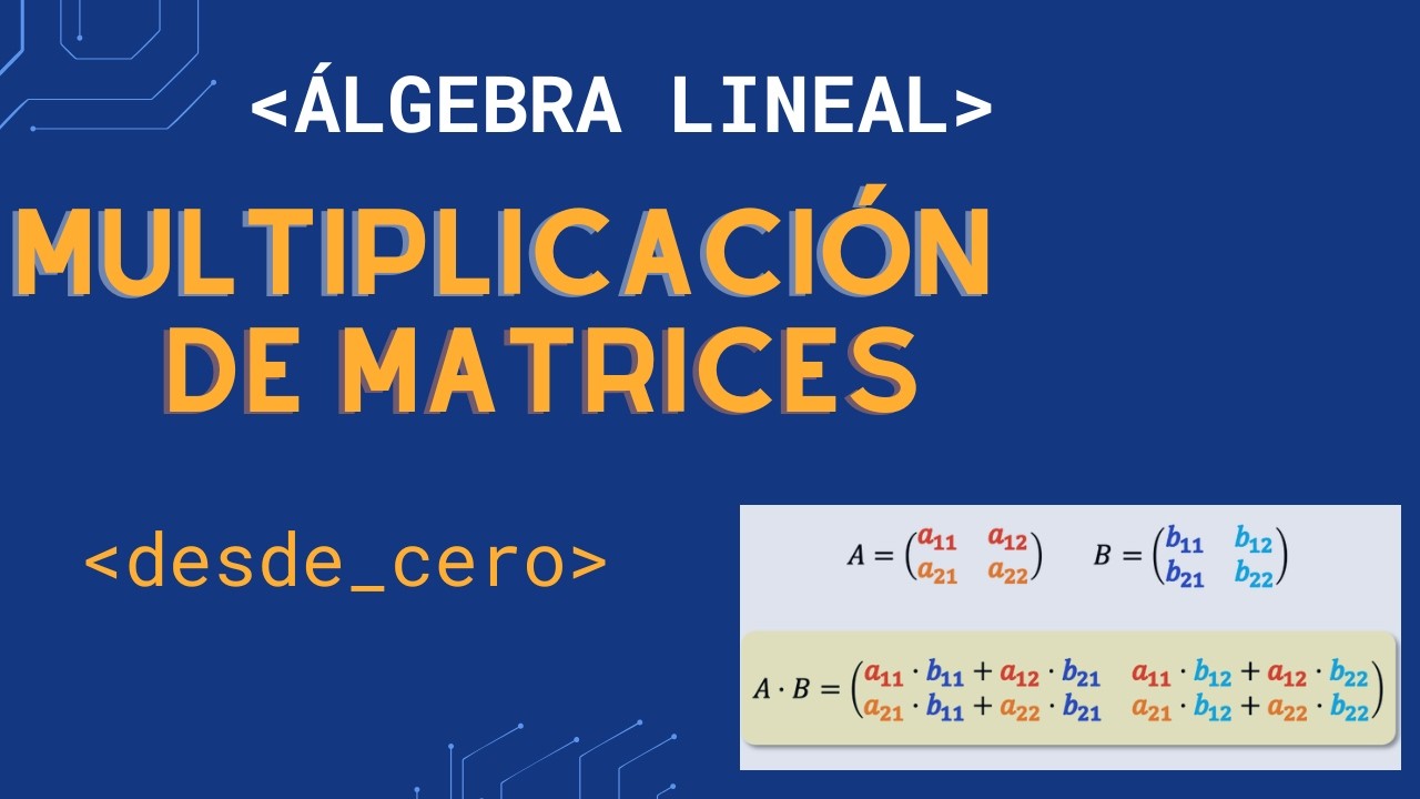 3 .-Multiplicaciones de Matrices - YouTube