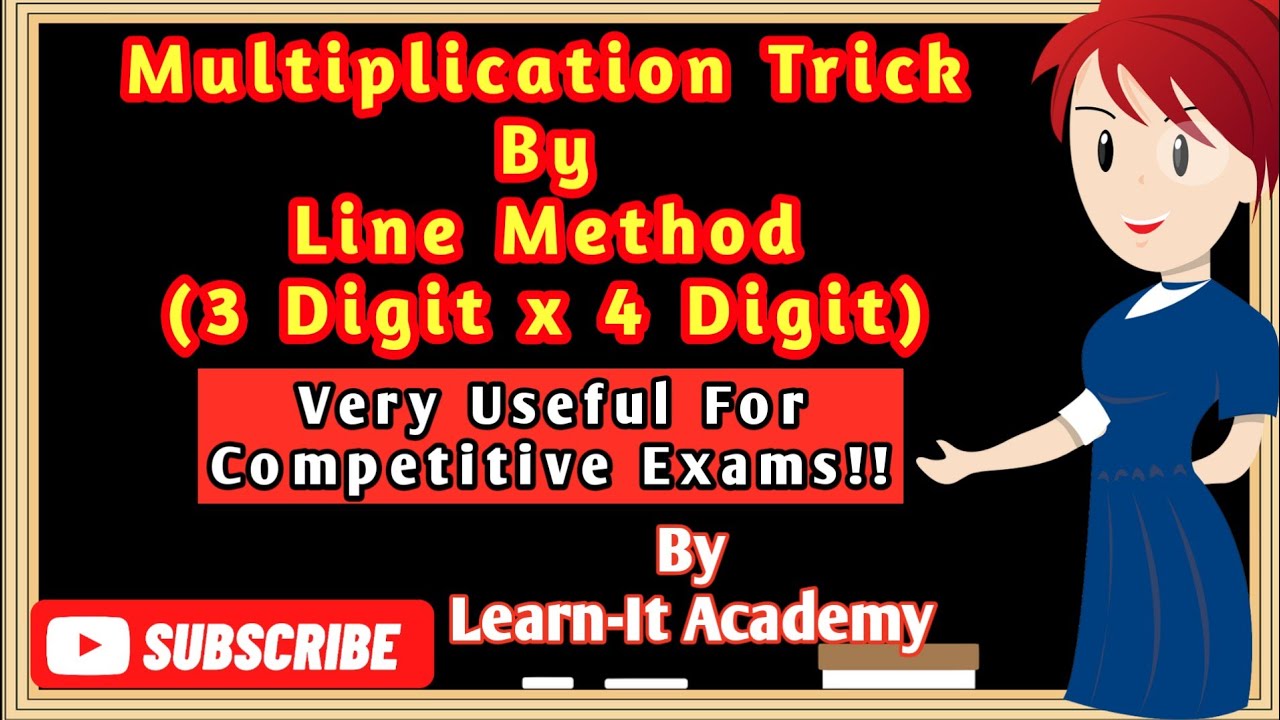 Fastest Way To Multiply 3 Digit X 4 Digit Numbers Line Method Fastest Way To Multiply 3 Digit X 4 Digit Numbers Line Method