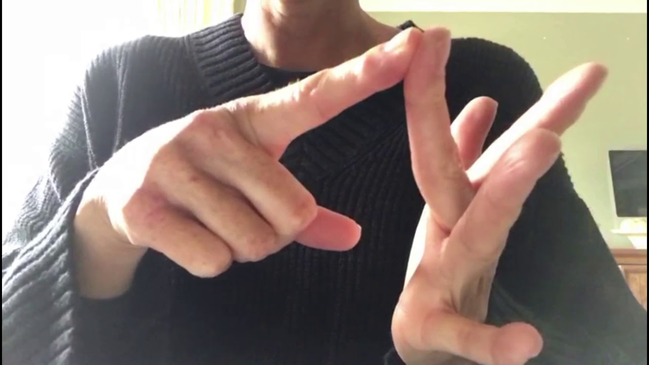 British Sign Language Alphabet with Mrs Clifton - Part 1 - YouTube