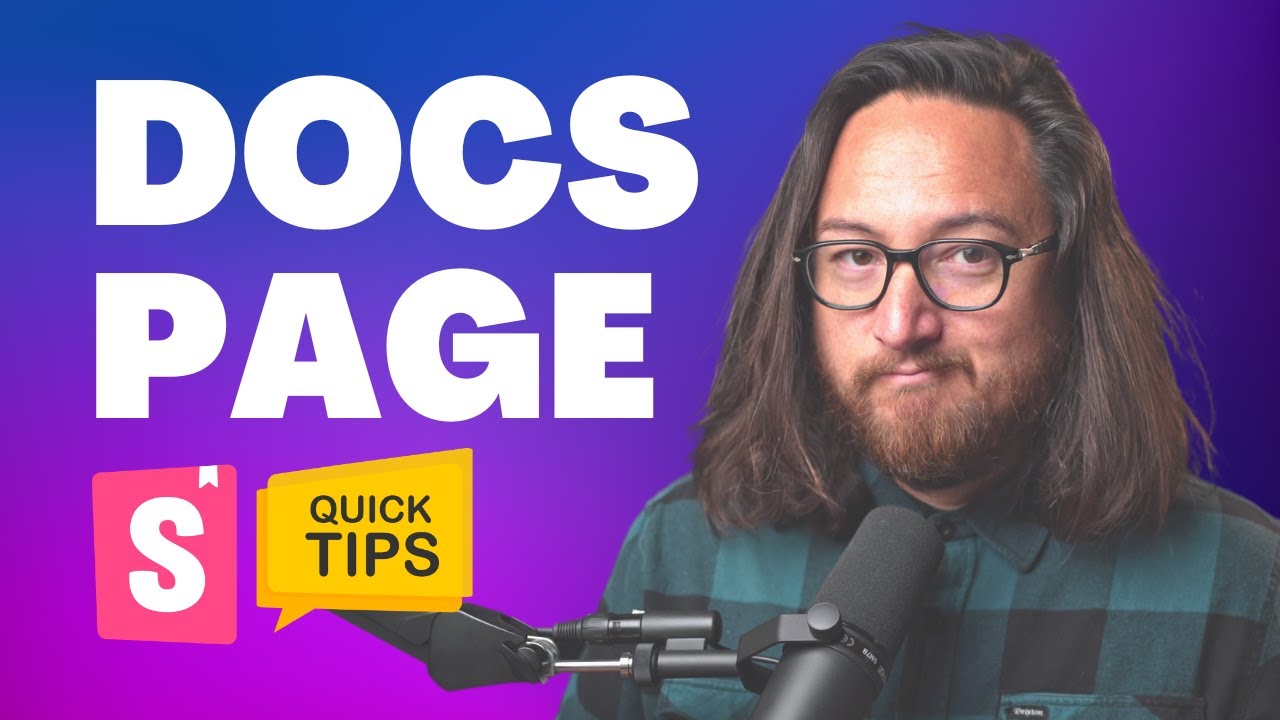 Custom Autodocs with Storybook 7 Docs Page | Quick Tips - YouTube