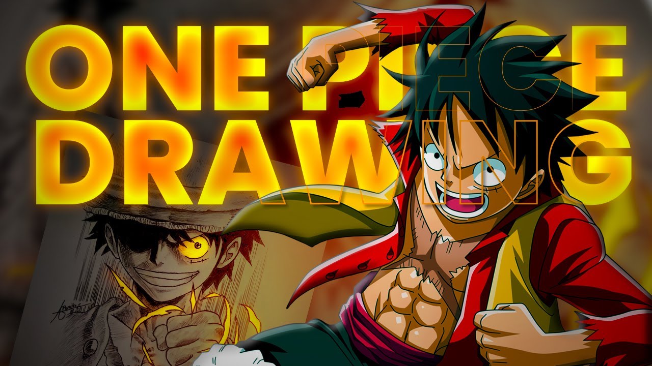 One Piece Luffy Glow Art Drawing by Using Photoshop #luffy #onepiece # ...