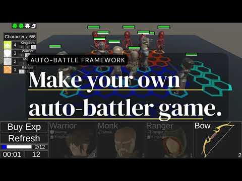 Auto Battle Framework | Auto-Battler game creator in Unity - YouTube