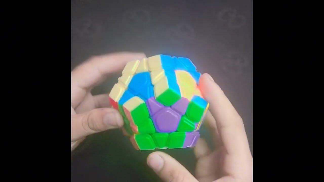 How to make a pattern on a megaminx cube | making snake pattern ...