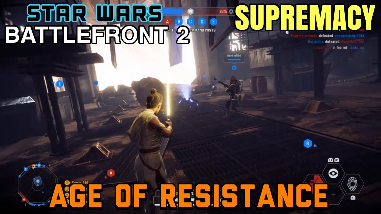 Star Wars Battlefront 2 - Age of Resistance (Supremacy) - YouTube