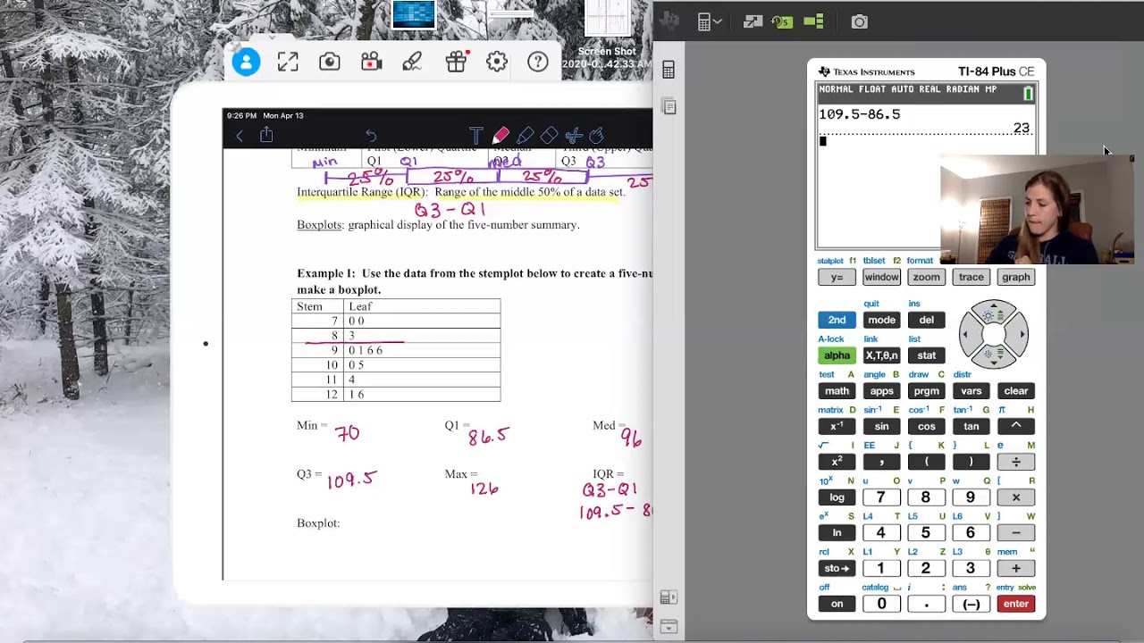 Pre Calculus Statistics Notes 5: Box Plots - YouTube