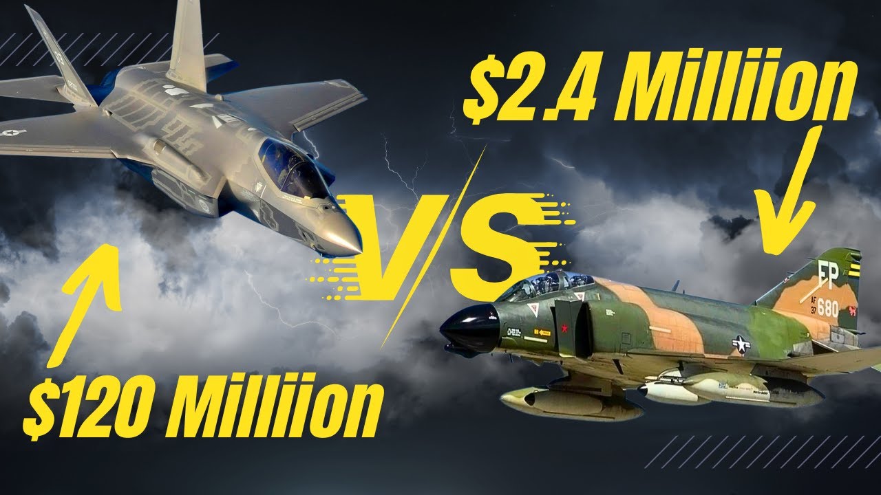 $2.4M F-4 Phantom vs $120M F-35 Lighting: Who Wins? - YouTube