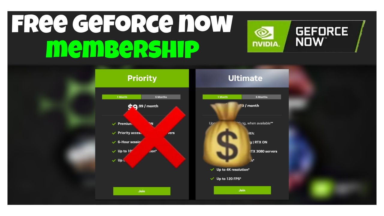 HOW TO GET FREE GEFORCE NOW MEMBERSHIP! (PRIORITY/ULTIMATE) - YouTube