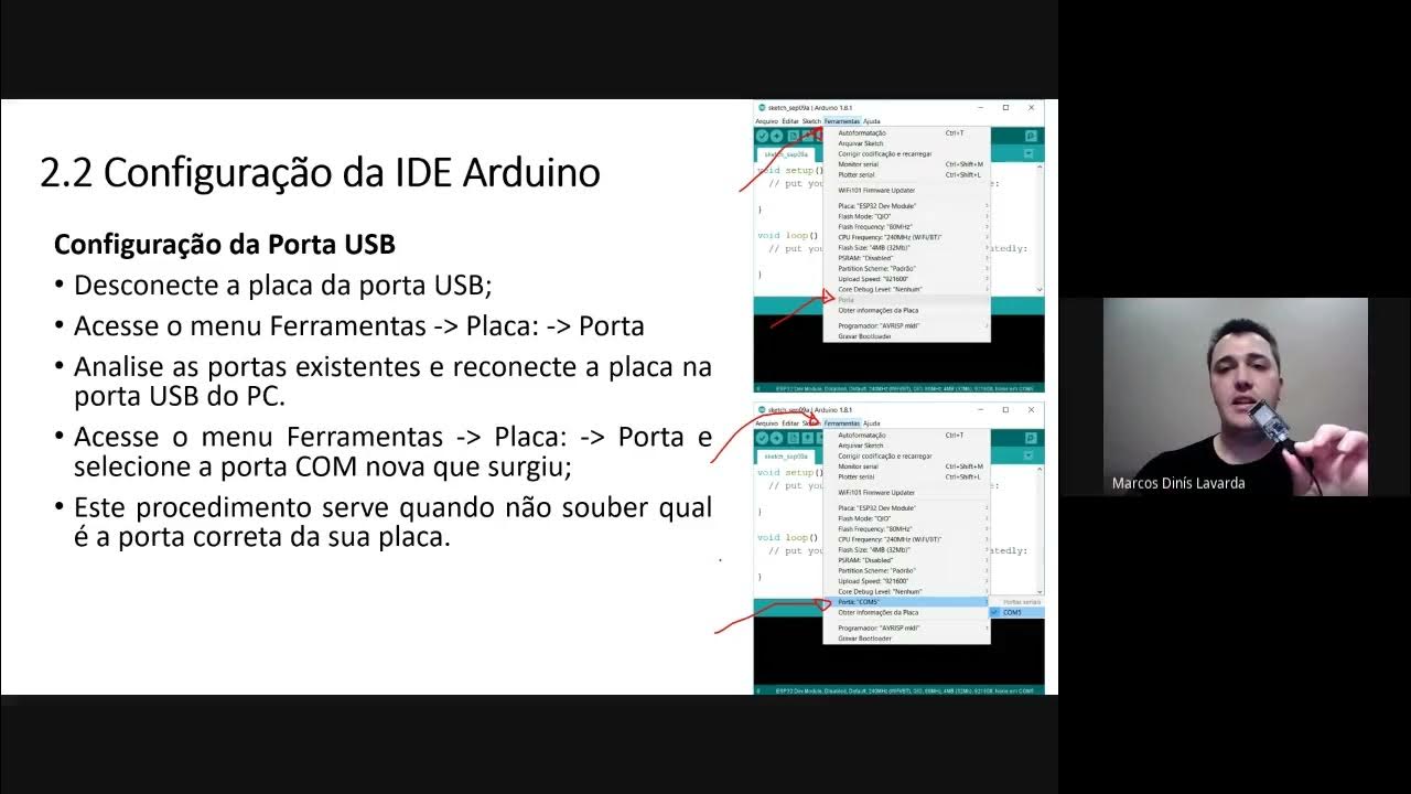 #28 - Como Configurar a IDE do Arduino para Programar ESP32 (Parte 1) - YouTube