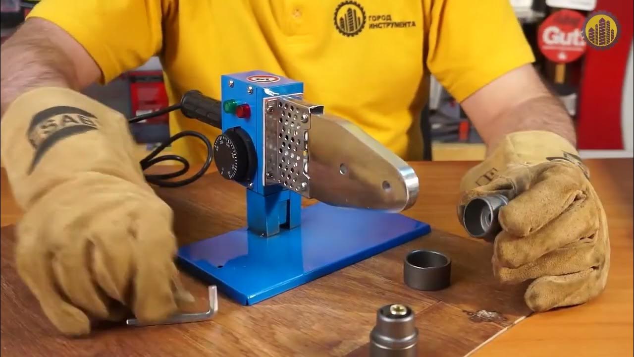 Аппарат для сварки пластиковых труб СОЮЗ СТС 7220 - YouTube