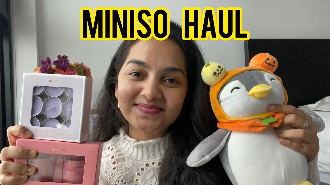 Super cute MINISO haul from Amazon 😍|| Home decor , makeup & more ...