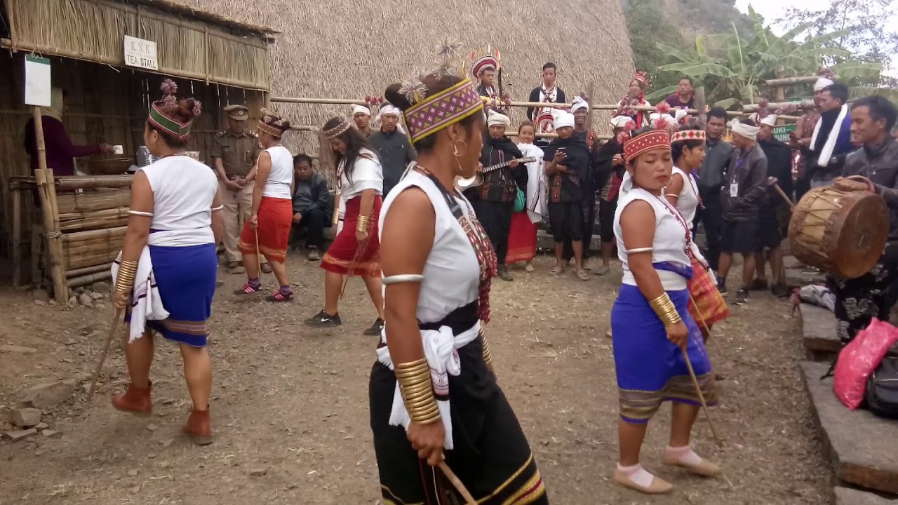 Perfomance of Kuki Tribes in Nagaland - YouTube