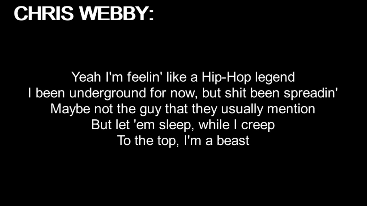 Chris Webby - HipHop Legend Lyrics - YouTube
