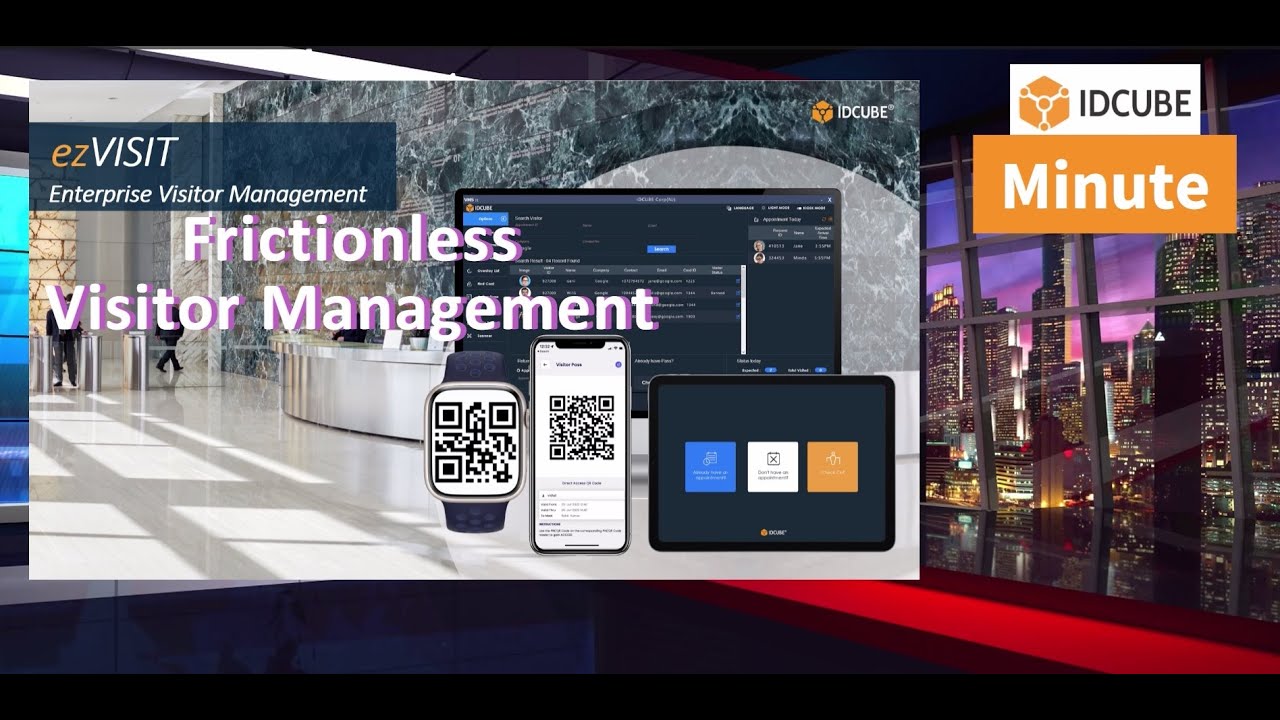 IDCube Minute - Frictionless Visitor Management - YouTube