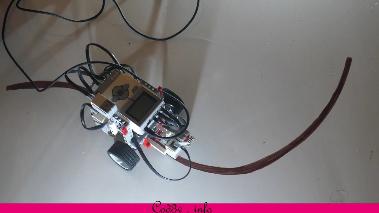 Proportional line follower ev3dev Python - YouTube