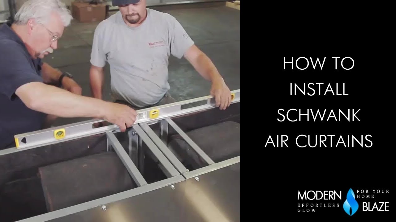 How to Install an Air Curtain - YouTube