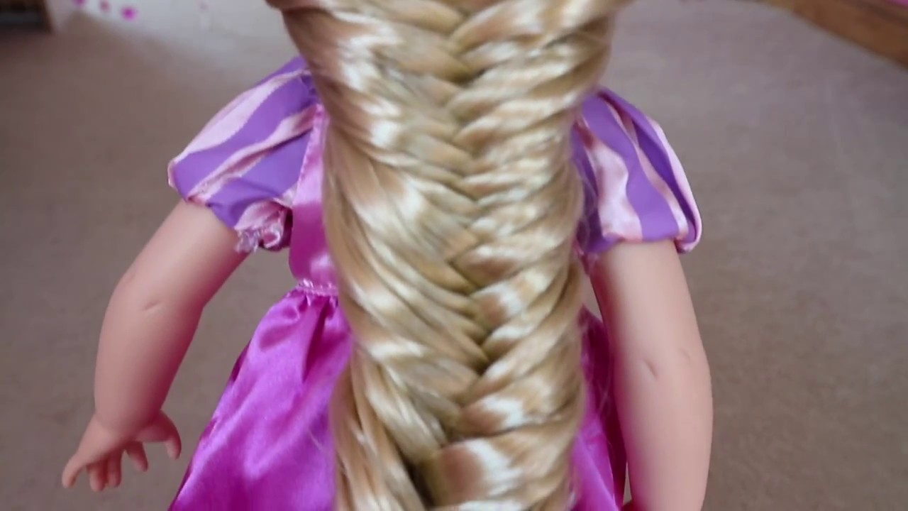 How To Do A Fishtail Braid On Your Dolls Hair - YouTube