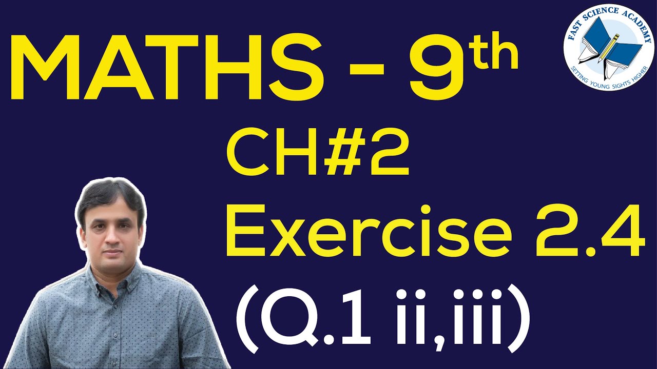 Maths 9 Chapter 2 Exercise 2 4 Q1 ii iii YouTube Maths 9 Chapter 2 Exercise 2 4 Q1 ii iii YouTube