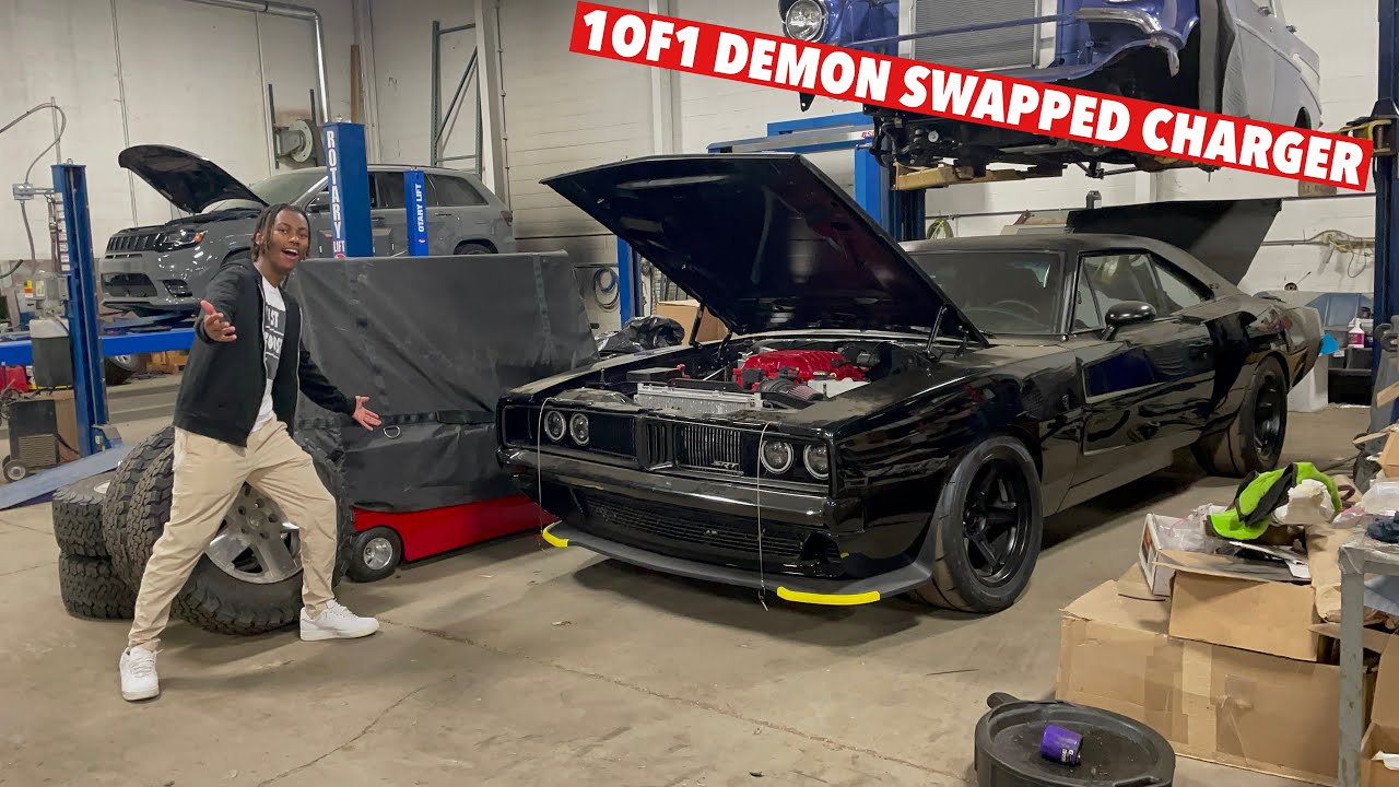MY 1968 DEMON SWAPPED CHARGER IS COMPLETE AND HERE!!! *GIVING IT AWAY ...