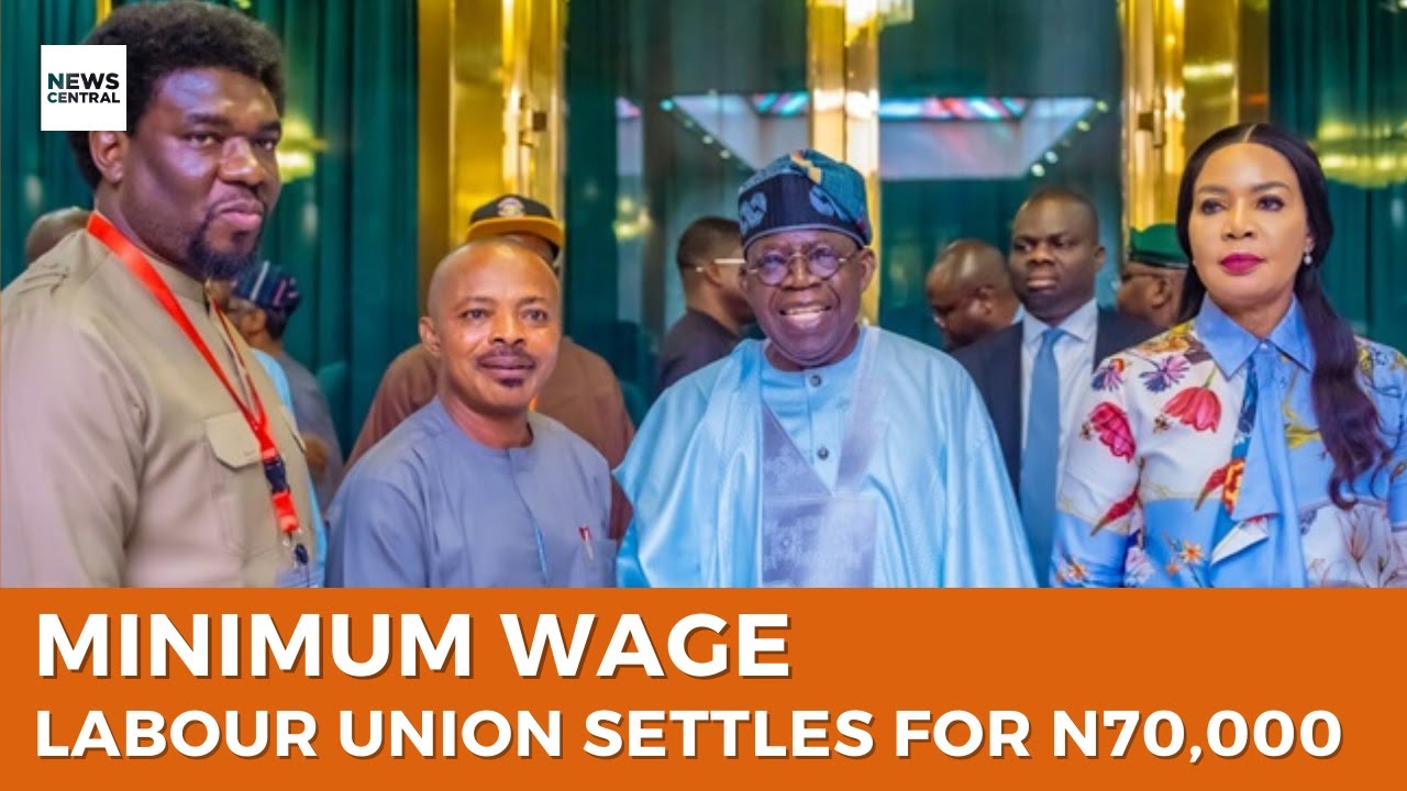 Tinubu Approves N70,000 Minimum Wage After Meeting with Labour Unions - YouTube