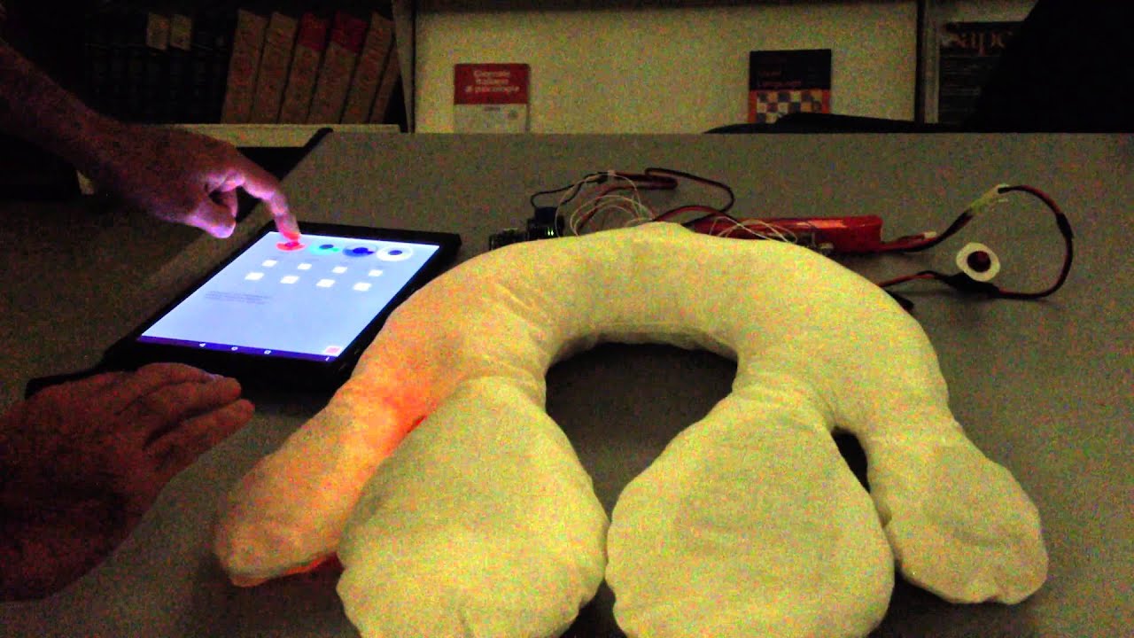 +me: interactive soft wearable device for autism - YouTube