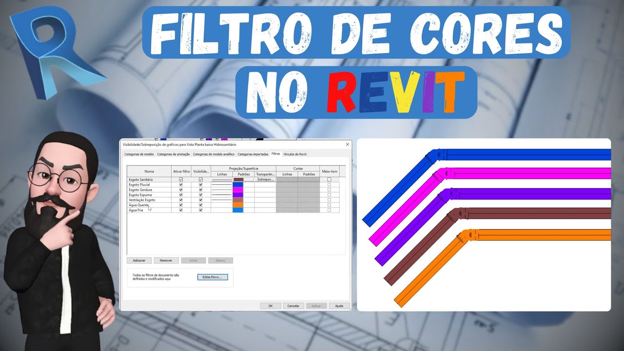 Filtro de Cores no Revit: Melhore a Representação Gráfica dos Seus ...