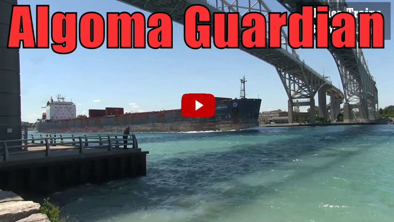 1987 Algoma Guardian - 728ft / 222m - Cargo Ship In Great Lakes June 15 ...