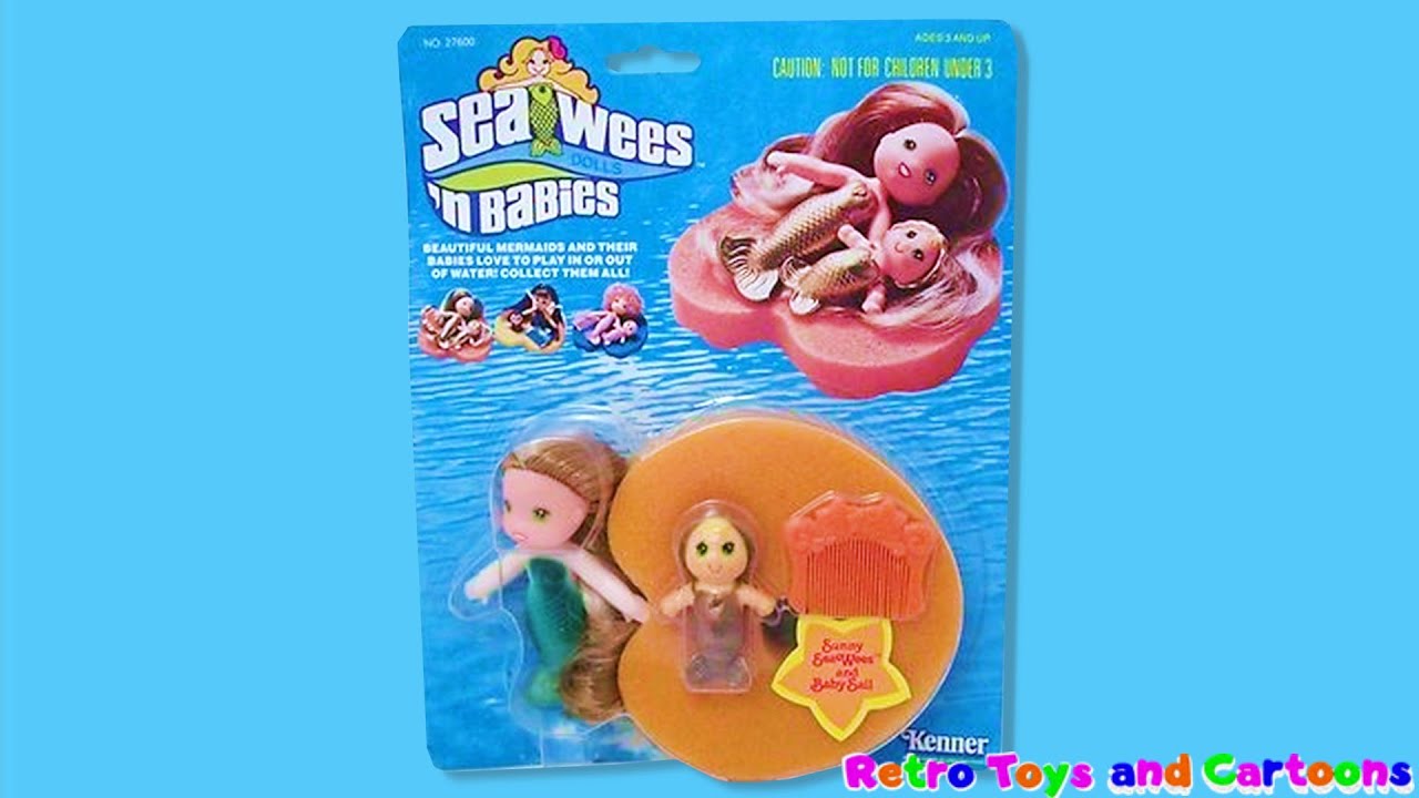 Sea Wees 'n Babies Kenner Commercial Retro Toys and Cartoons - YouTube