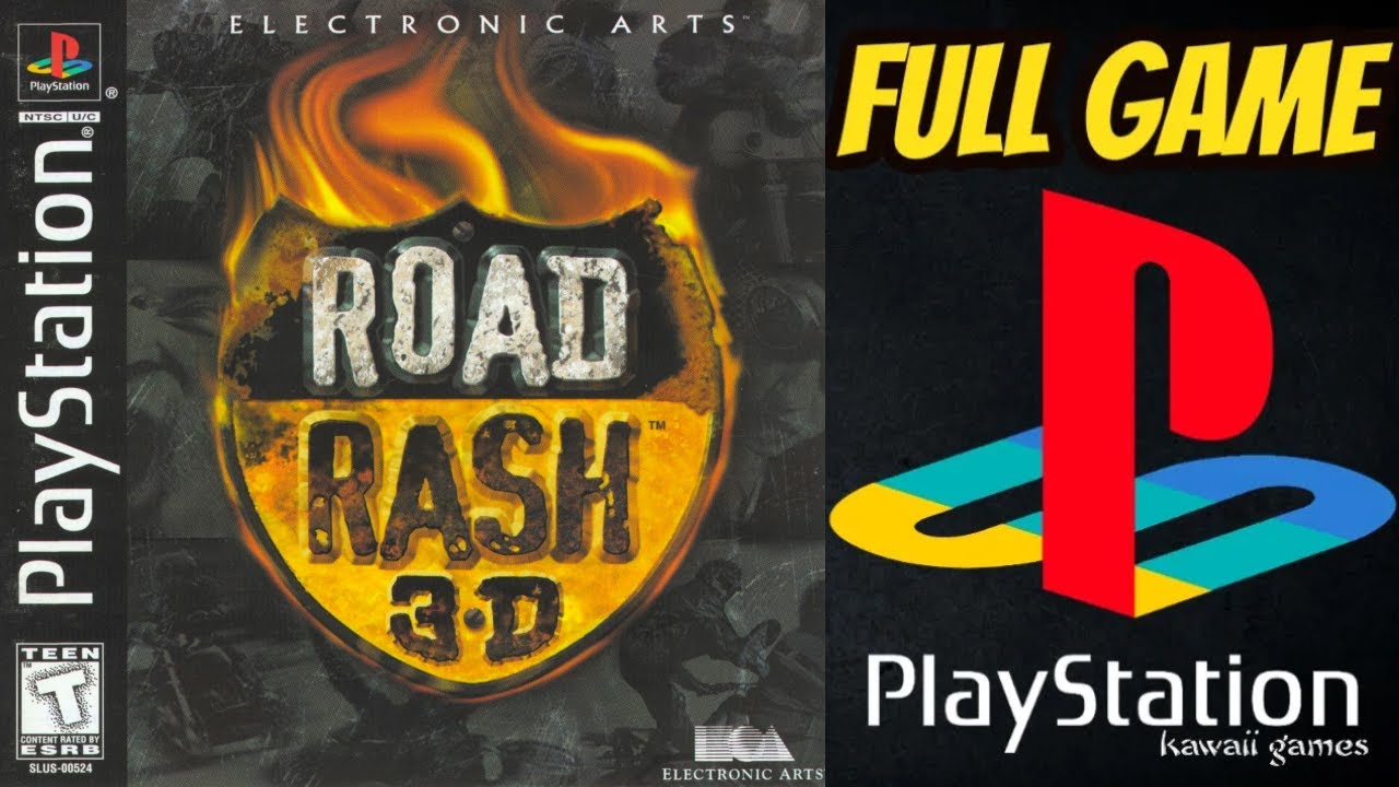 Road Rash 3D [PS1] Gameplay Walkthrough FULL GAME [4K60ᶠᵖˢ🔴] - YouTube